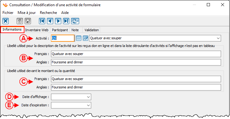 ProDon:Création d'un formulaire Web — Logilys