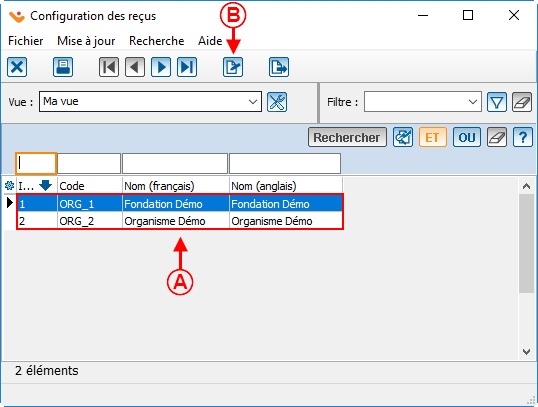 ProDon:Configuration d'un reçu Word — Logilys