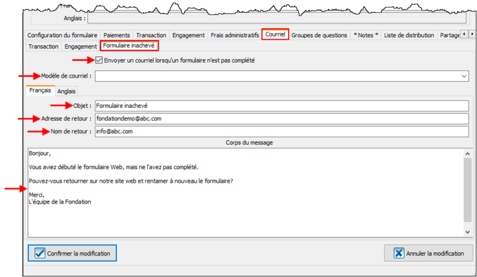 ProDon:Création d'un formulaire Web de dons généraux — Logilys