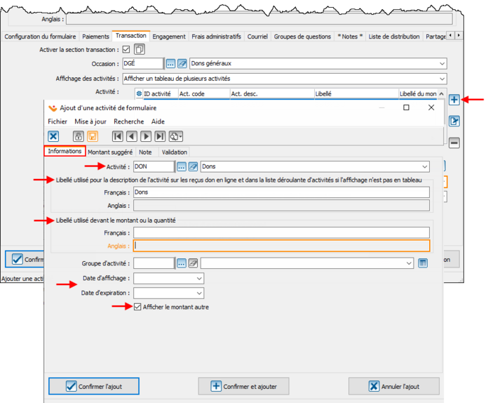 ProDon:Création d'un formulaire Web de dons généraux — Logilys